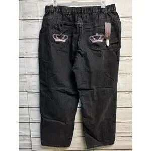 ROMWE | Pants & Jumpsuits | Romwe Wide Leg Pants 3xl Black Gothic ...